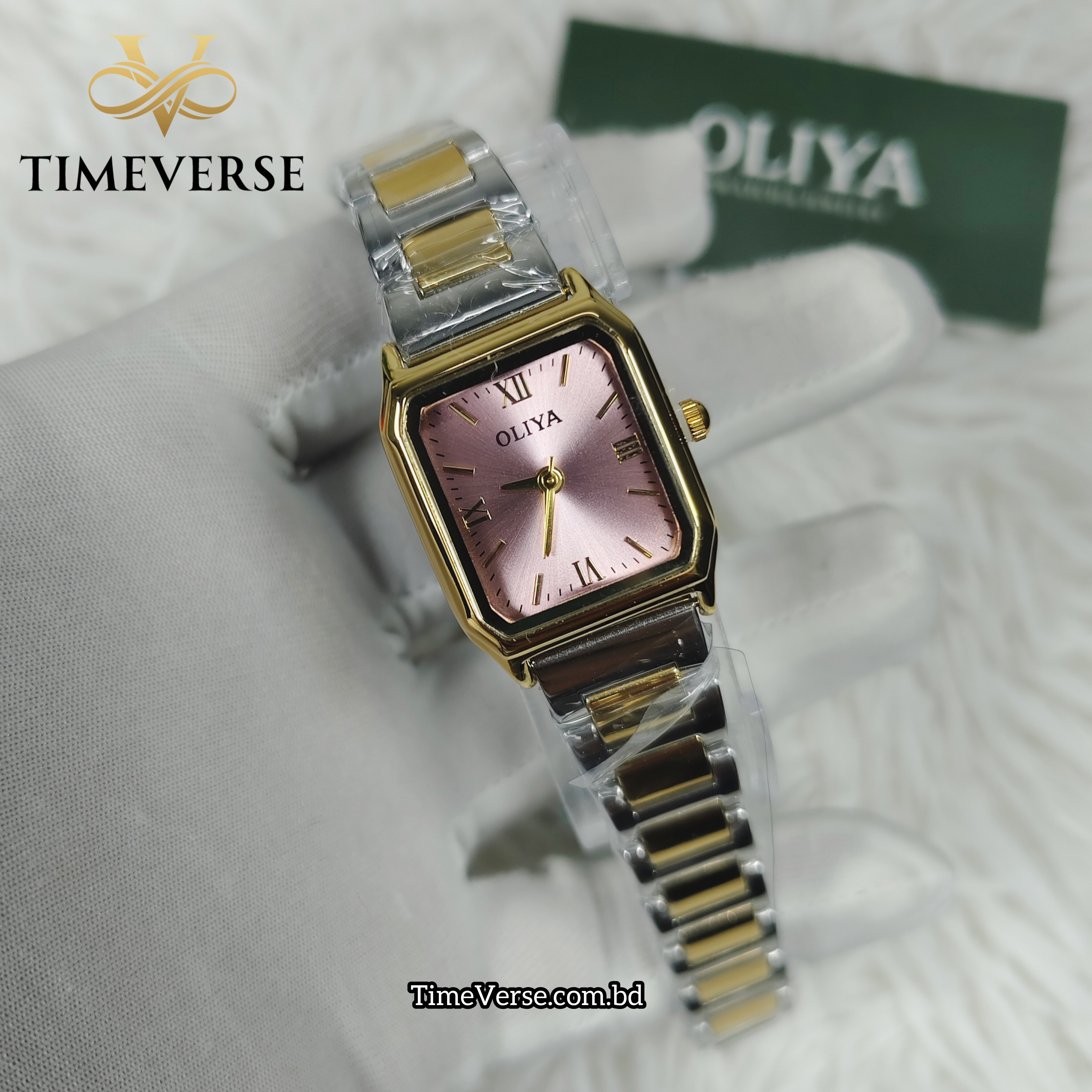 Oliya 899 Ladies Watch - Silver Gold Pink Watch Price in Bangladesh ...