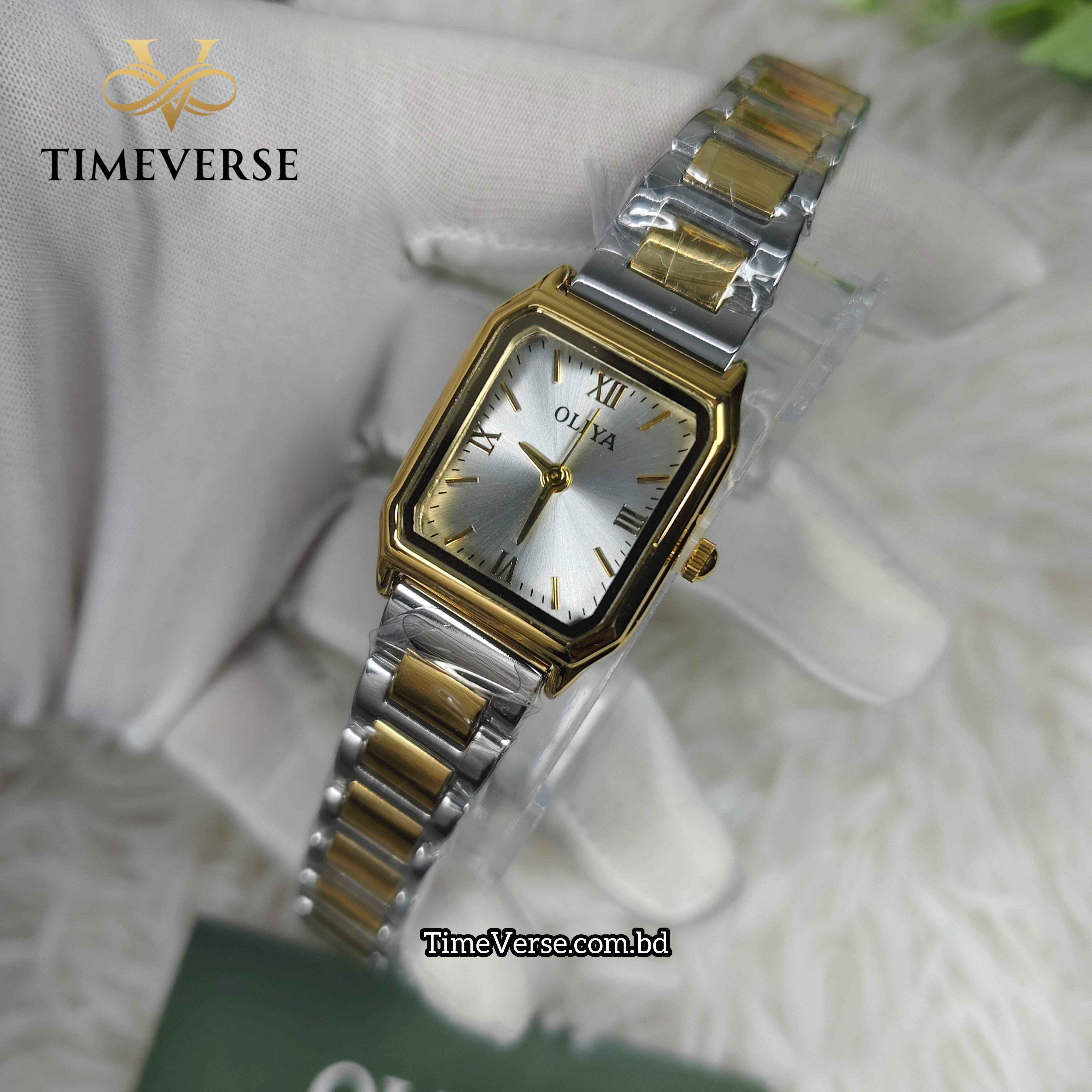 Oliya 899 Ladies Watch - Silver Gold Watch Price in Bangladesh ...