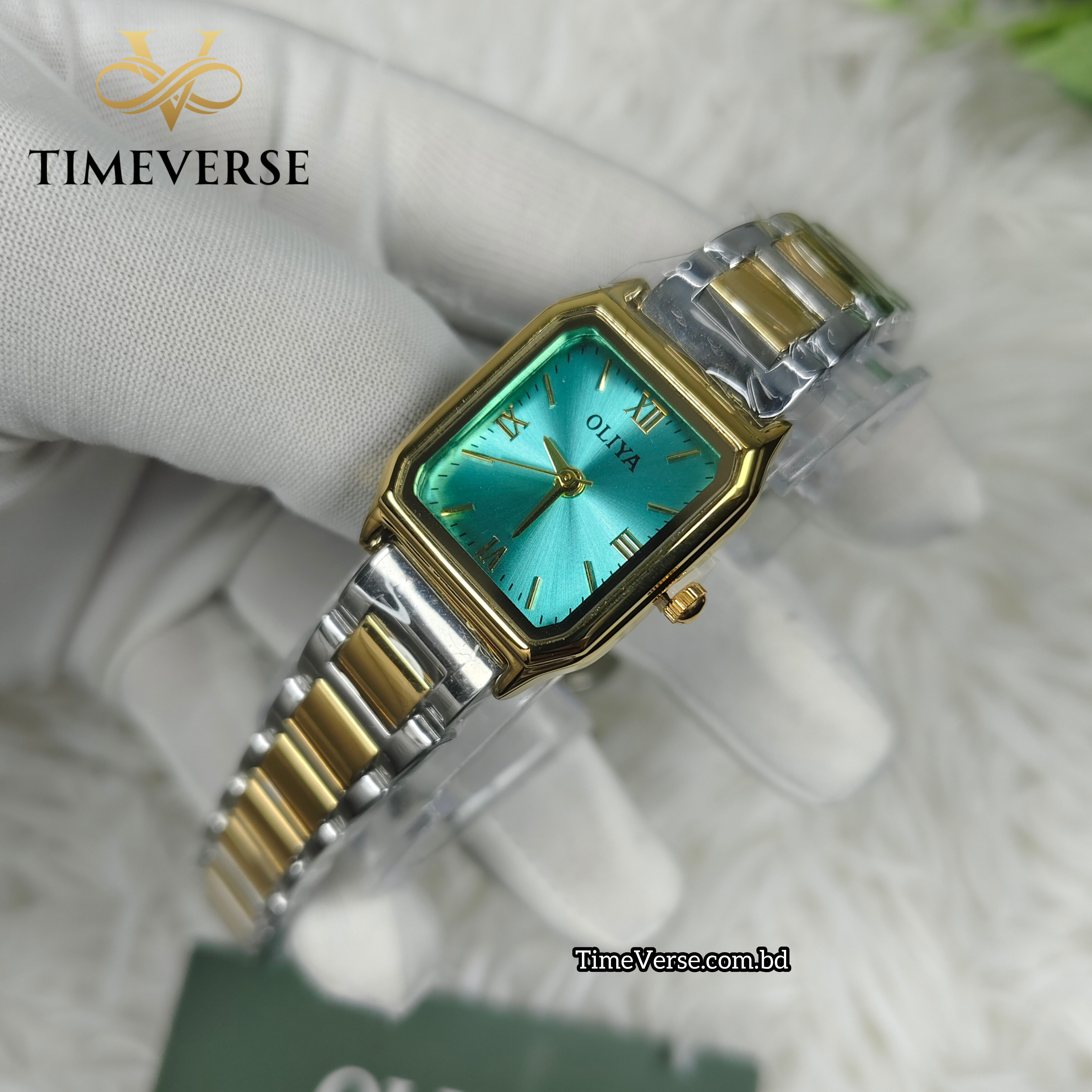 Oliya 899 Ladies Watch - Silver Gold Sky Watch Price in Bangladesh ...
